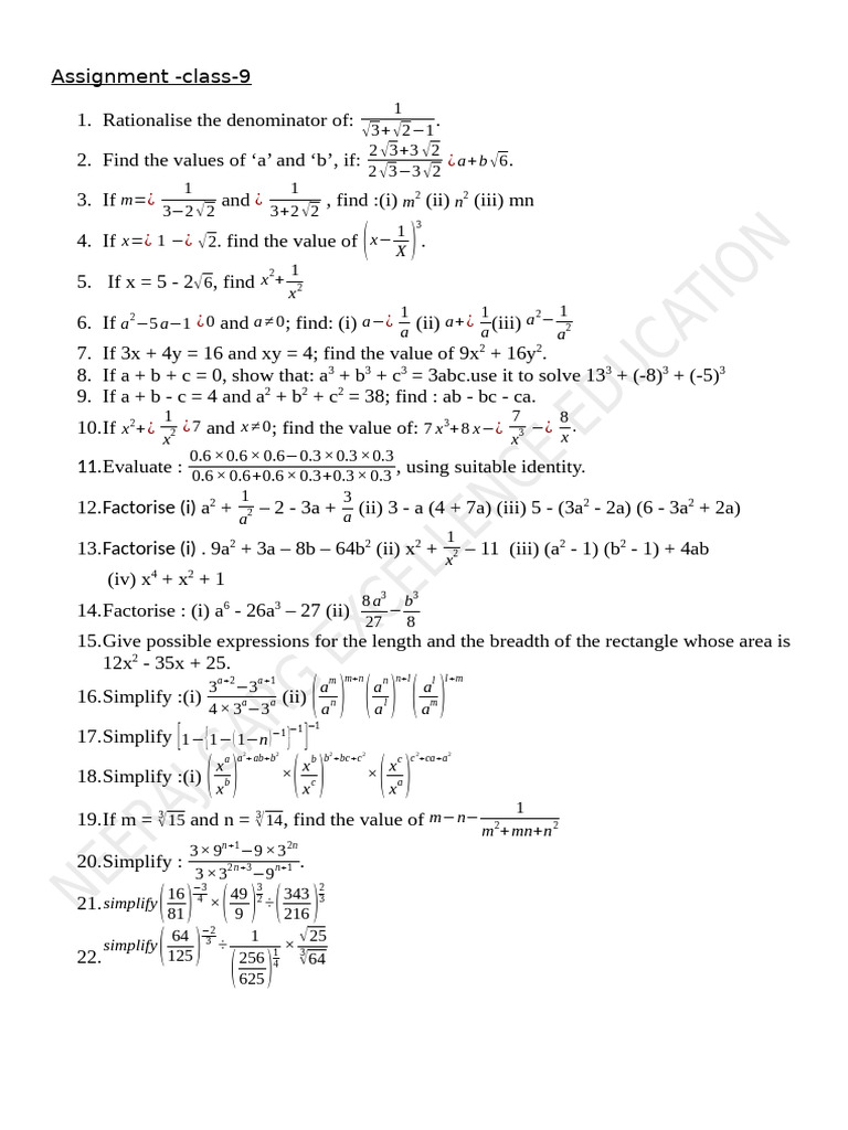 Assignment Icse 9 26 1,4,5,7 | PDF | Chess | Chess Theory