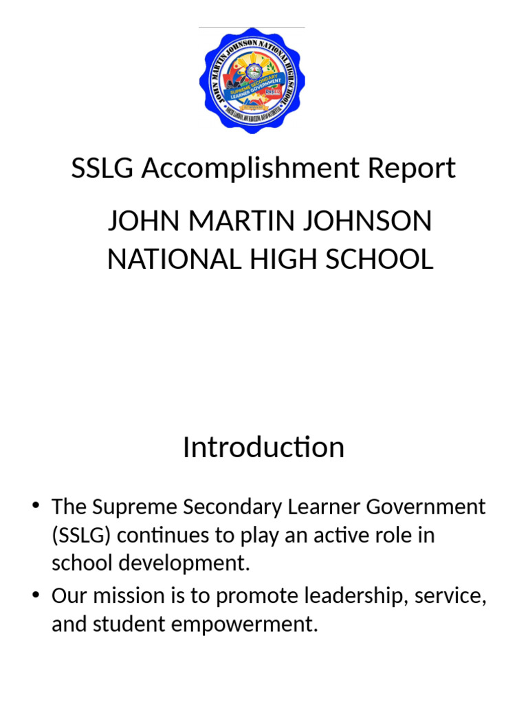 SSLG Leadership and Eco Initiatives Report | PDF