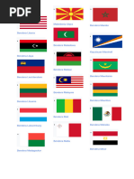 Daftar Bendera Negara Di Dunia | PDF