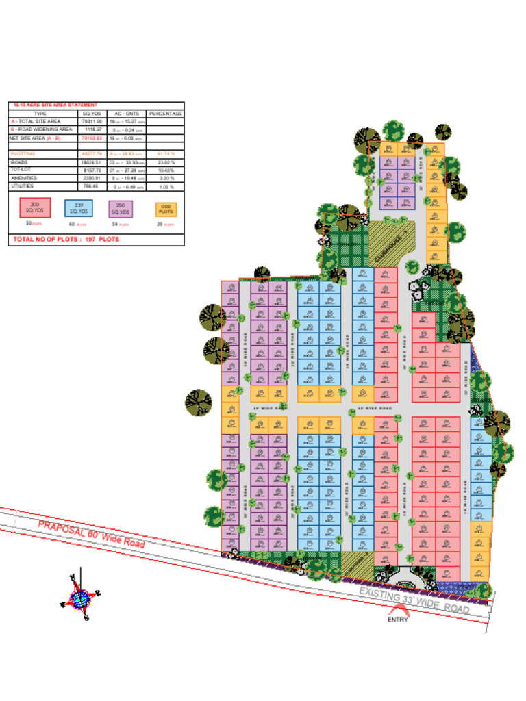 6 - 31!08!2024 - Revised Pathighanpur Layout Master Plan - Model | PDF