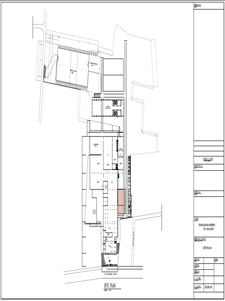 Site Plan for Factory Building | PDF | Building Engineering | Building ...