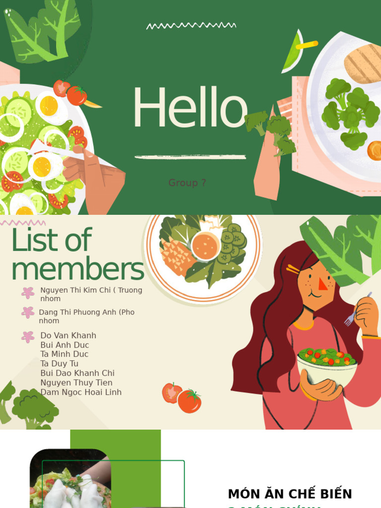 Green Avocado Healthy Food Presentation | PDF
