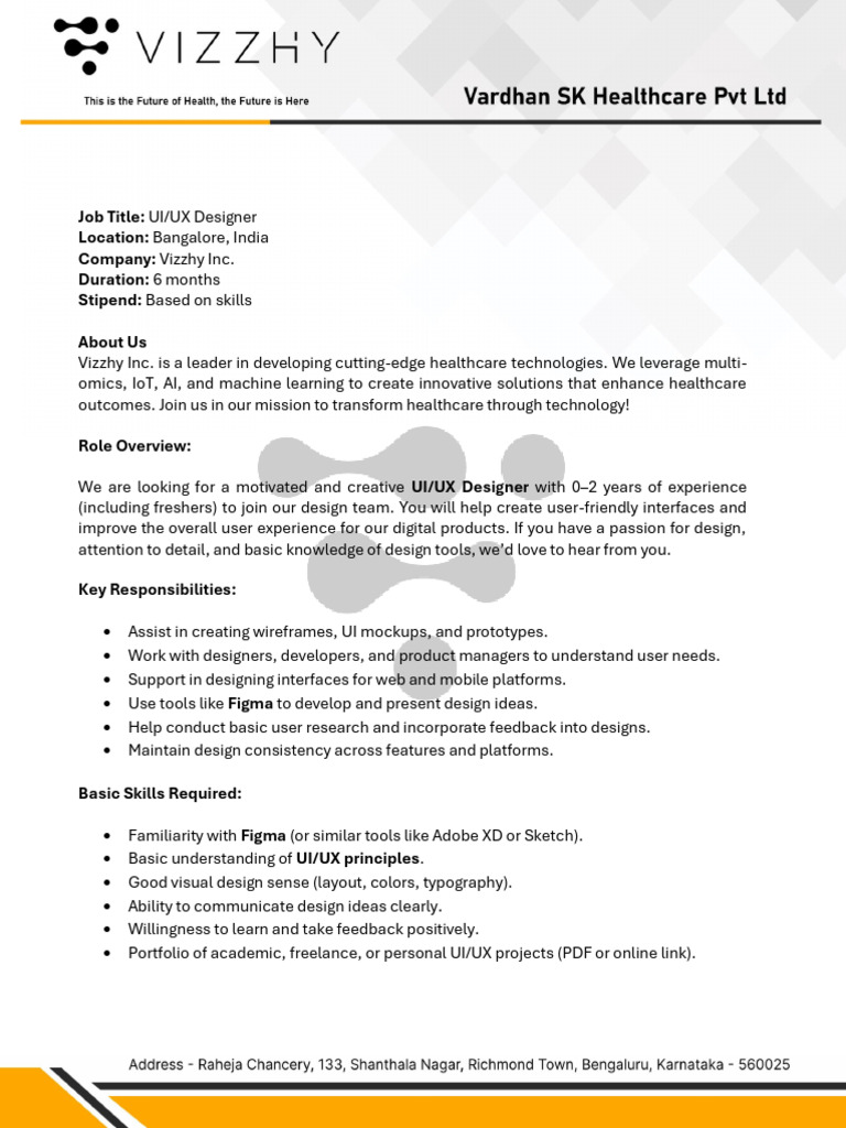 Vizzhy JD-UI UX Designer | PDF
