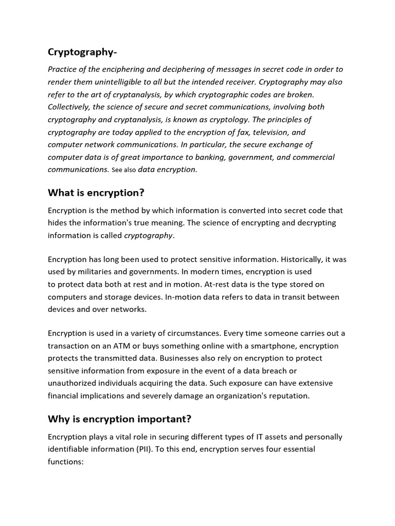 Encryption To Digital Certificates | PDF | Public Key Cryptography ...