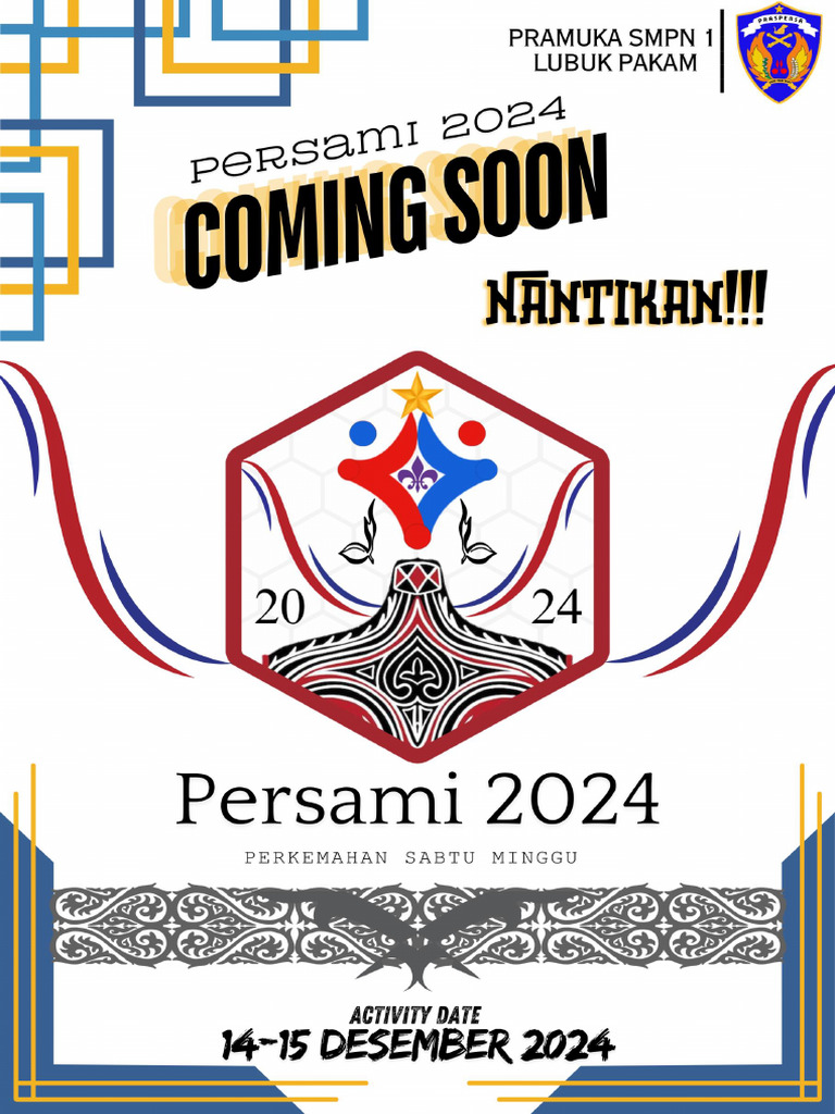 PERSAMI Pramuka SMPN 1 Lubuk Pakam 2024 | PDF