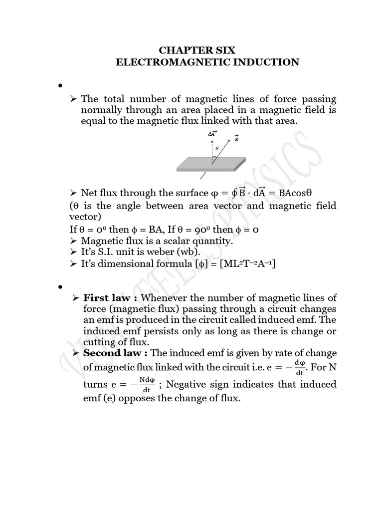 Dimensional Formulas in Electromagnetism | PDF | Electromagnetic ...