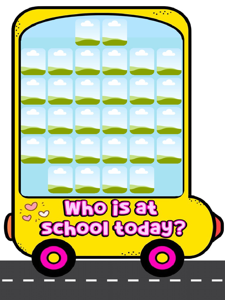 School Bus Attendance (8.5 X 13 In) PDF | PDF