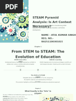 STEAM Pyramid Analysis: Is Art Context Necessary: Abishek P RA2211003012013 | PDF | Science ...