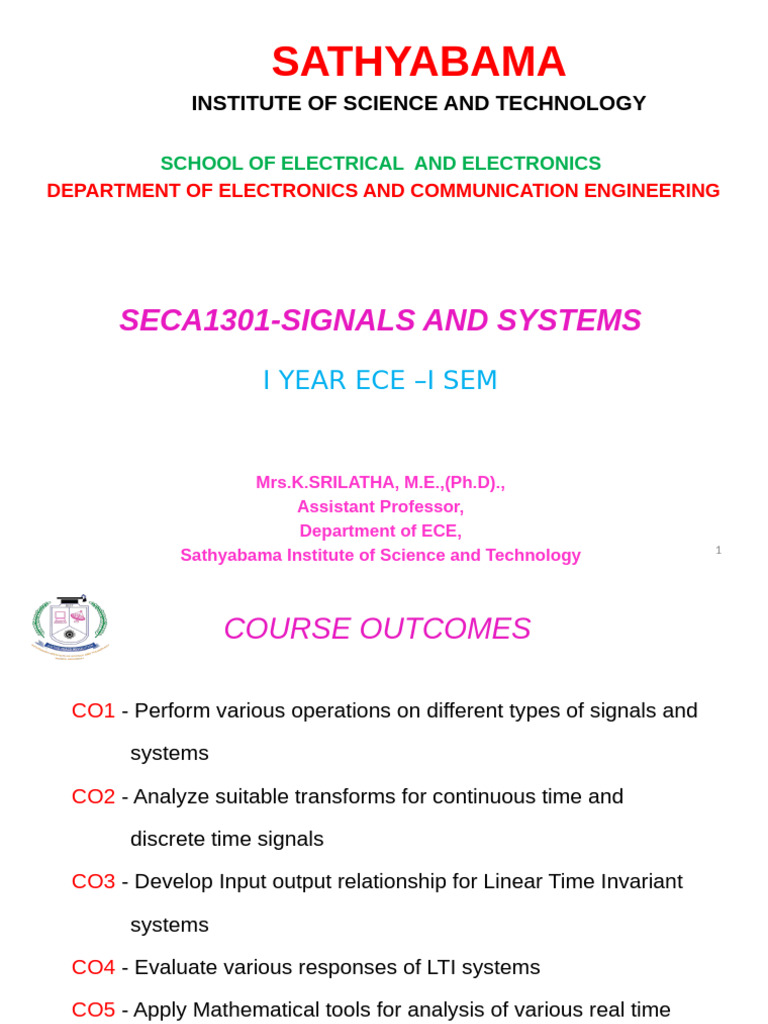 Unit 4 - DTFT, Systems, Difference Equation, Convolution | PDF | Computer Engineering ...