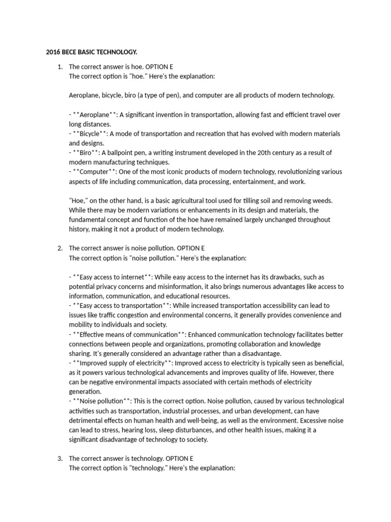 2016 Bece Basic Technology | PDF | Triangle | Ductility