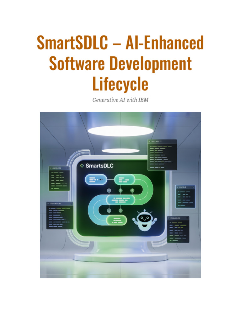 SmartSDLC - AI-Enhanced Software Development Lifecycle | PDF | Software Development | Software ...