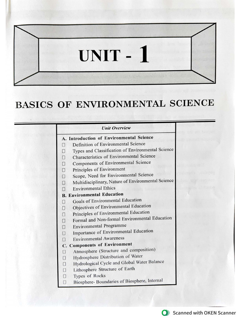 Environmental Science | PDF