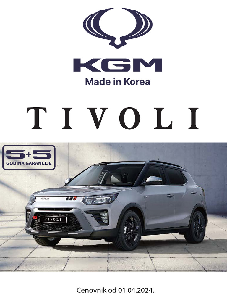 KGM Tivoli | PDF