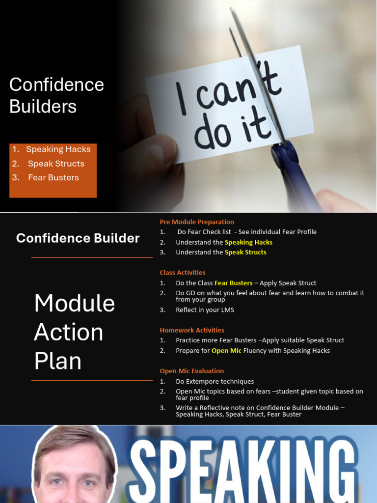 Confidence Builder Module - Speak Hacks, Speak Structs | PDF ...