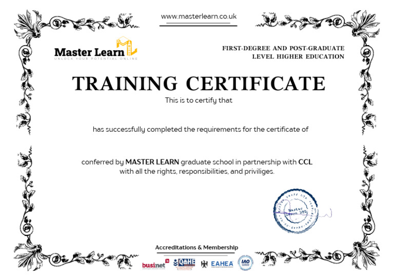Certificate Maitrise Du Dimensionnement Des Installations Electriques ...