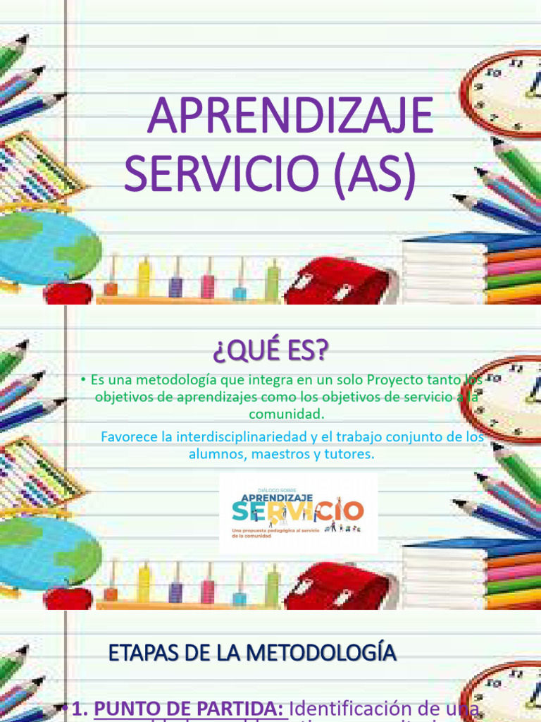 Metodología de Aprendizaje-Servicio | PDF
