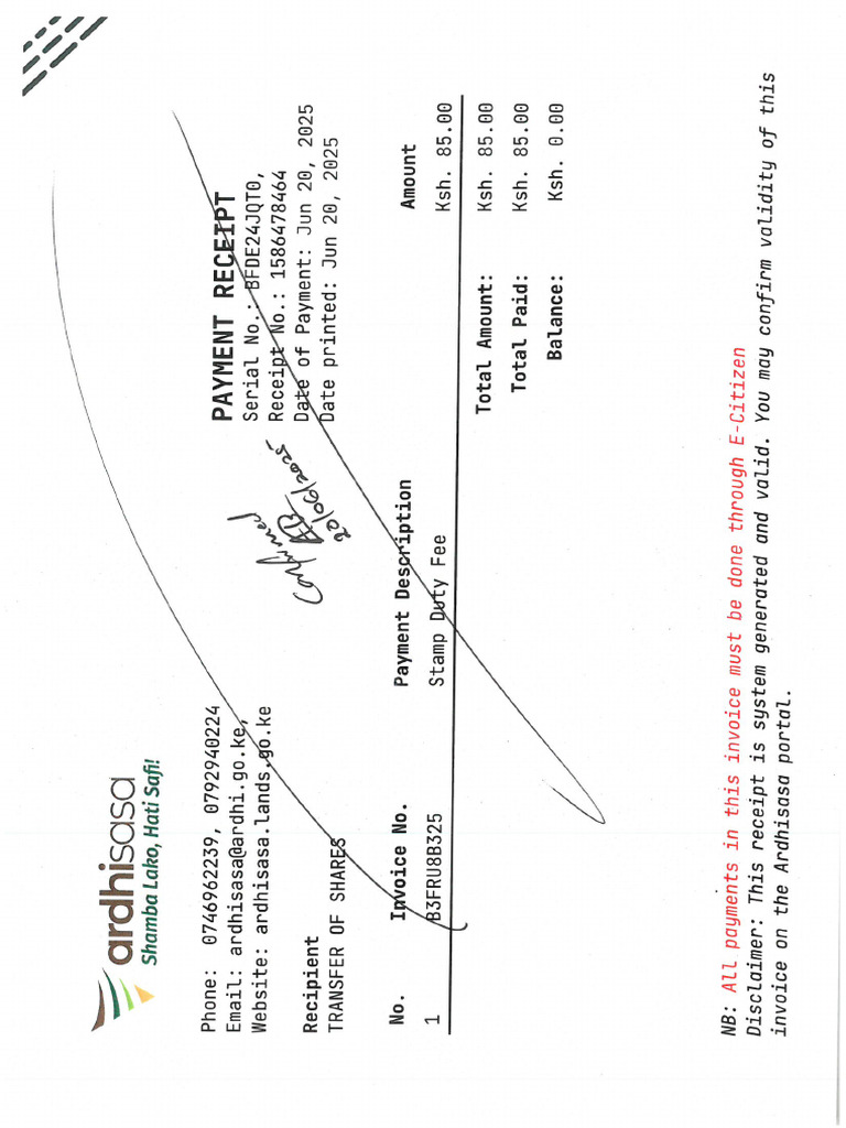 CR-B61KAEA8-share Transfer Form | PDF