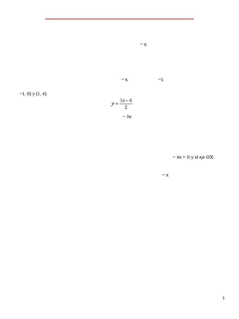 Areas (Pract 32 Ejerc) 22-I | PDF | Curva | Geometría