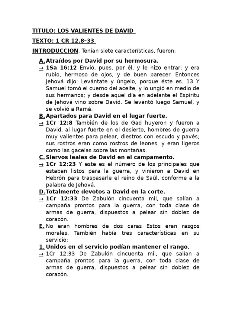 03 Los Valientes de David | PDF
