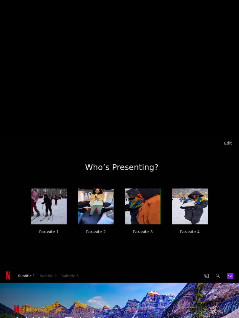Netflix-Inspired Presentation Template | PDF