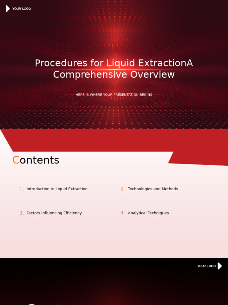 Procedures For Liquid Extraction - A Comprehensive Overview | PDF ...