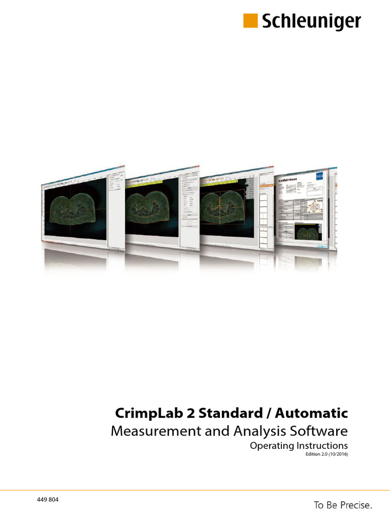 CrimpLab 2 Software User Guide | PDF | Calibration | Area