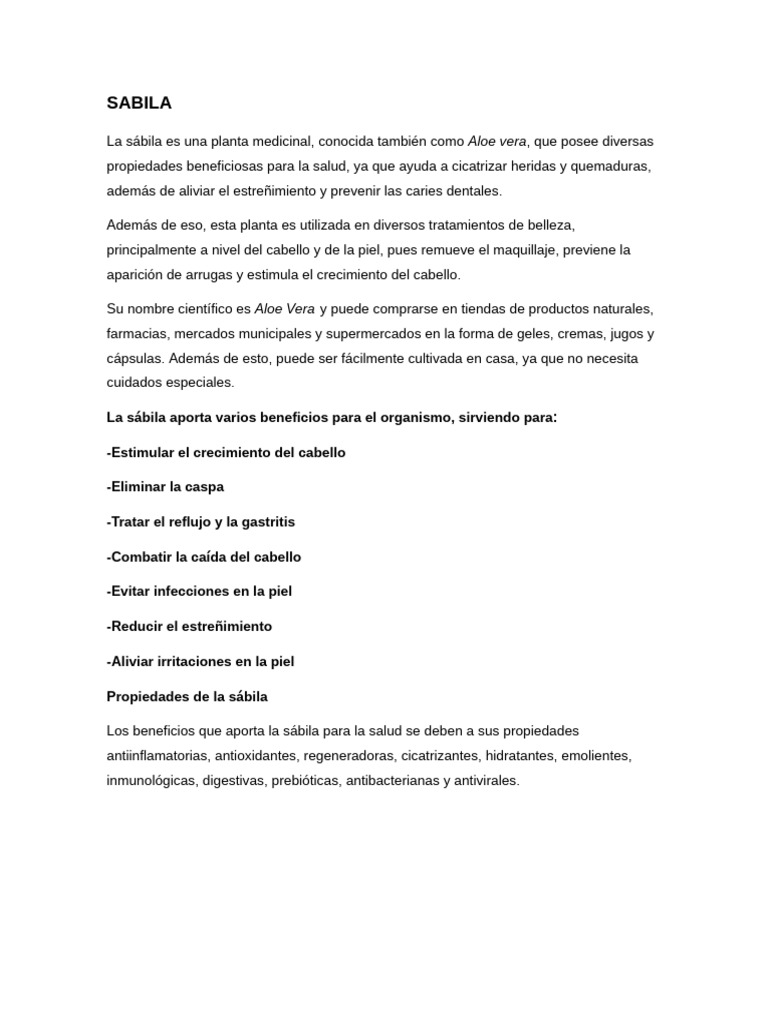 SABILA | PDF | Mentha