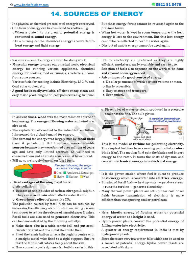 Energy Sources: Types and Benefits | PDF | Fuels | Fossil Fuels