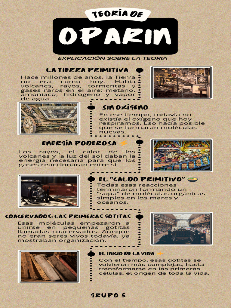 Teoría de Oparin - 20250909 - 221604 - 0000 | PDF