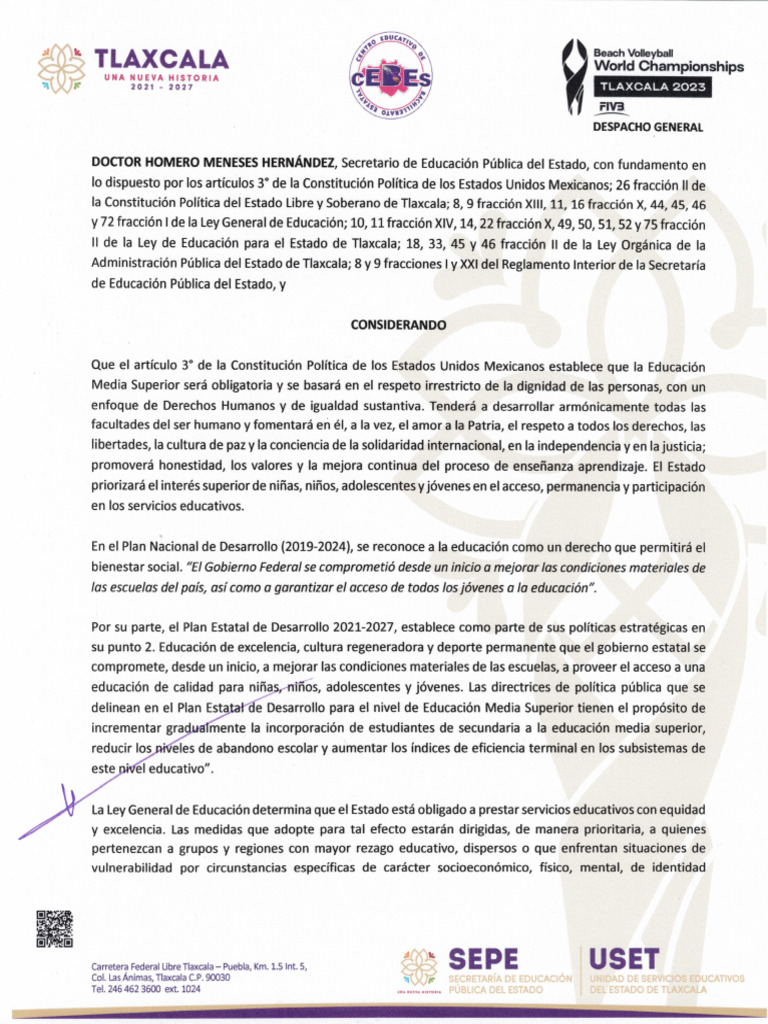 Reglamento Esc Cebes | PDF