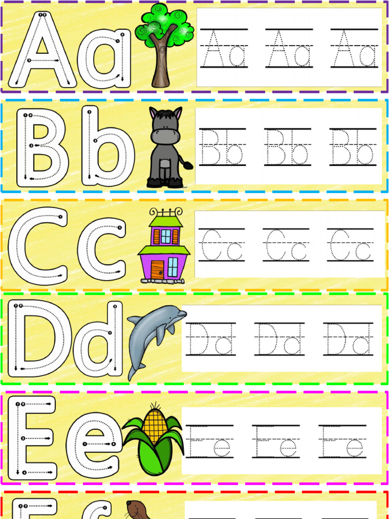 Trazo de Letras 2 (Plastifica y Práctica) | PDF