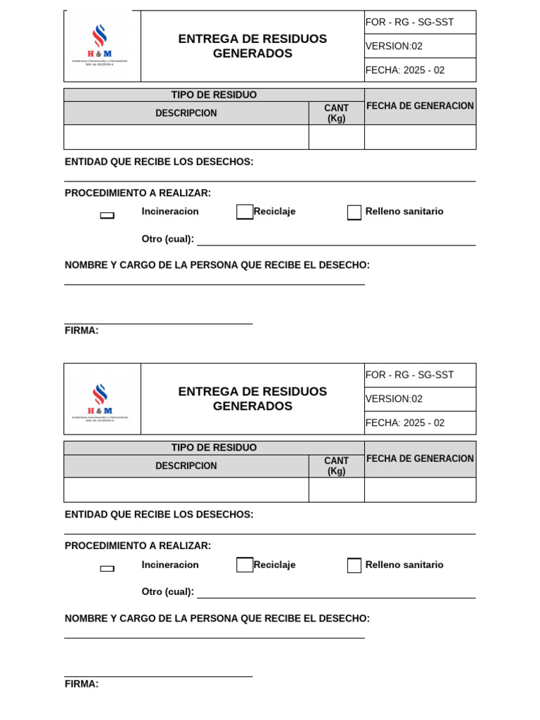 Manejo de Residuos Hospitalarios | PDF