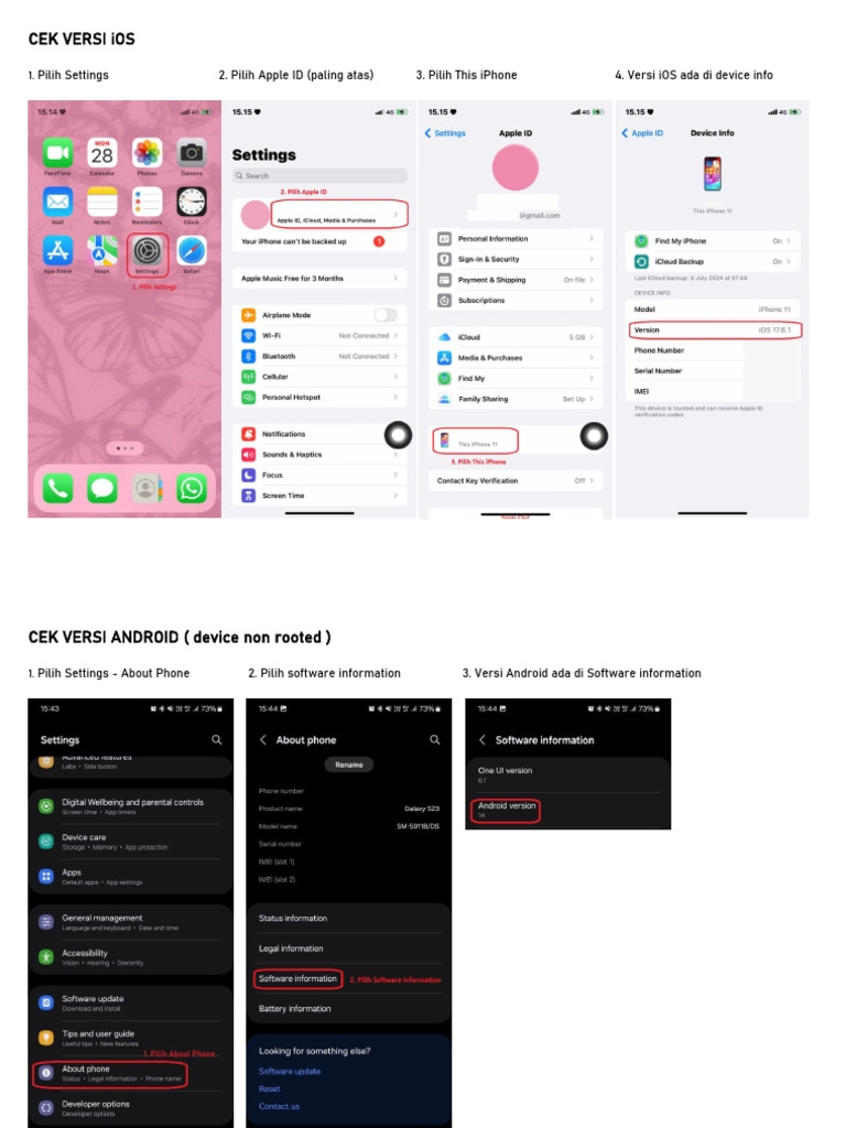 Cek Versi Ios Android Pdf