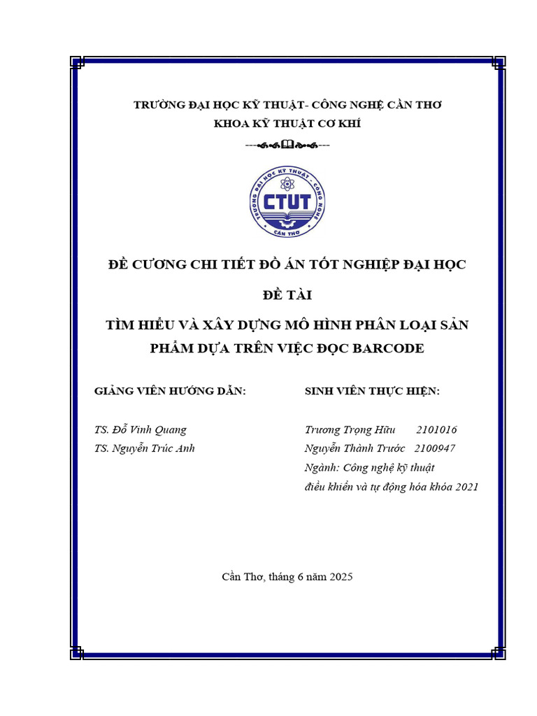 Đe Cuong Chi Tiet | PDF