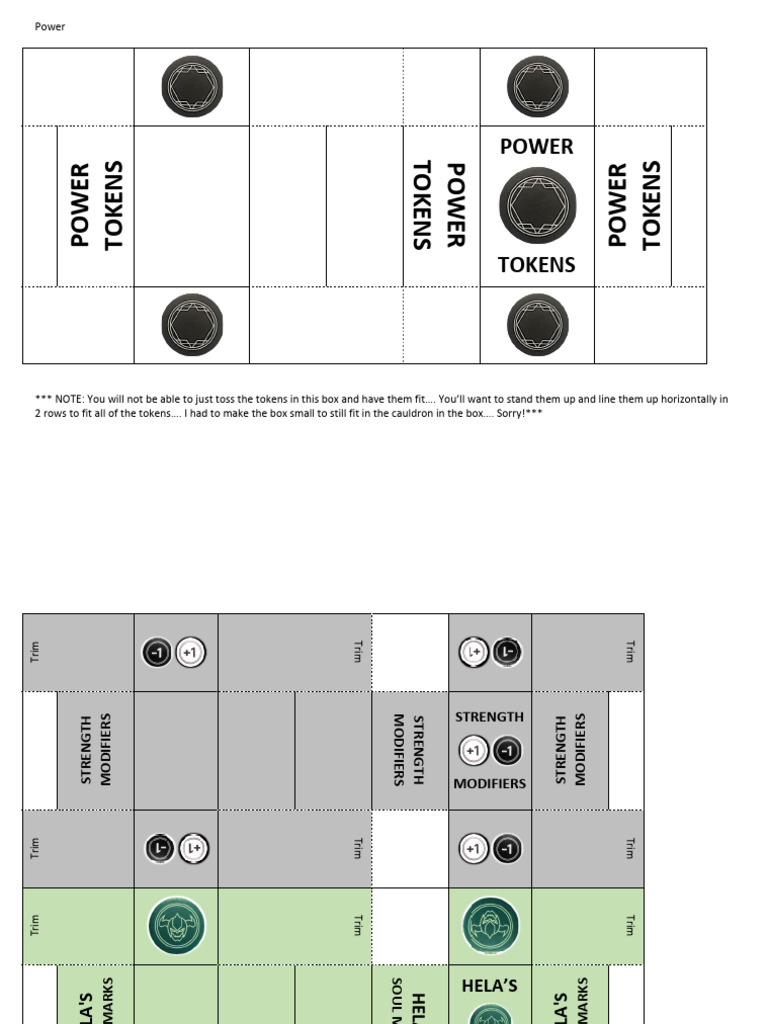 3 Token Boxes | PDF