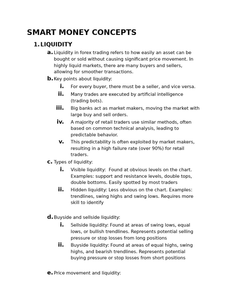 Understanding Liquidity and Market Structure | PDF | Market Trend ...