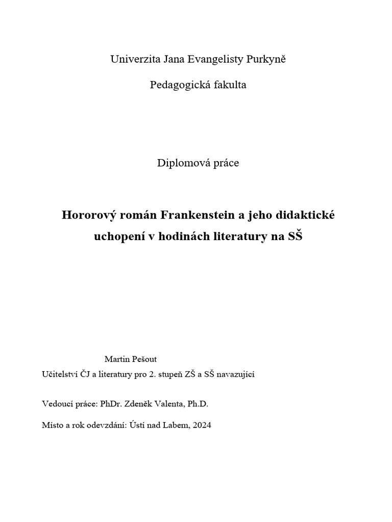 Frankenstein FINAL | PDF