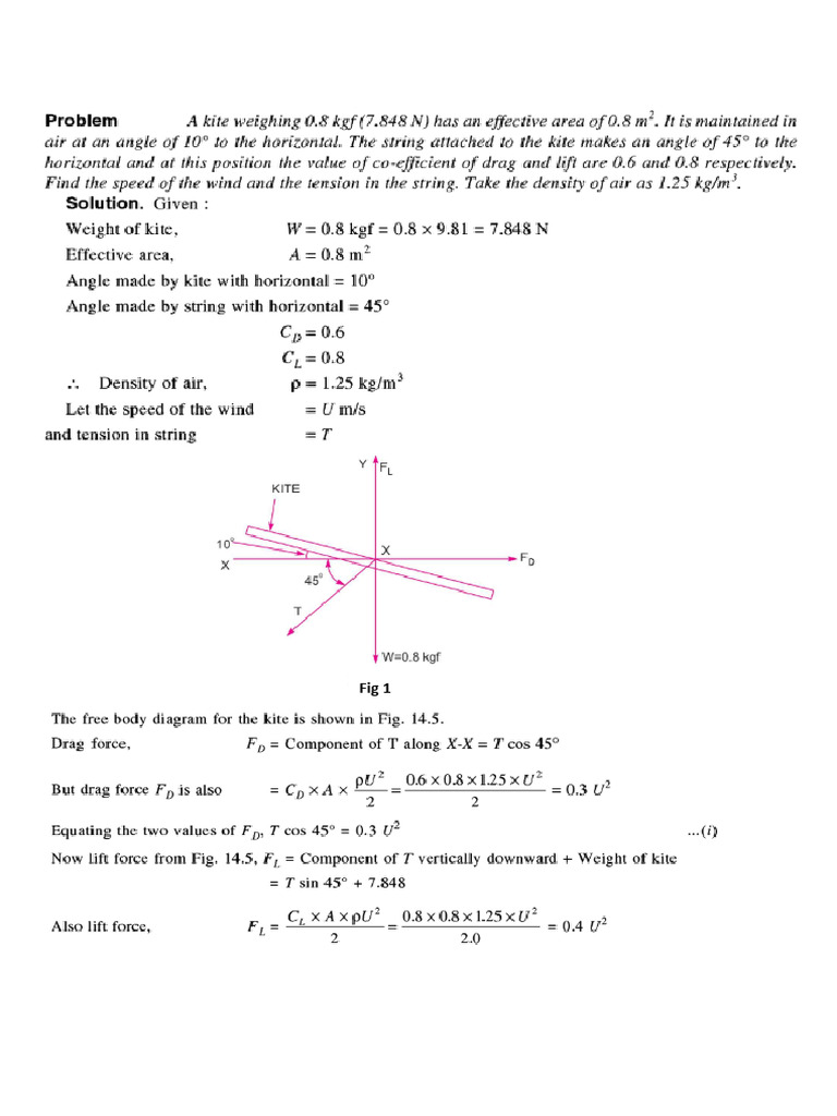 1 Drag and Lift | PDF