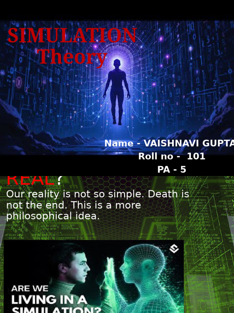 Exploring Simulation Theory Concepts | PDF