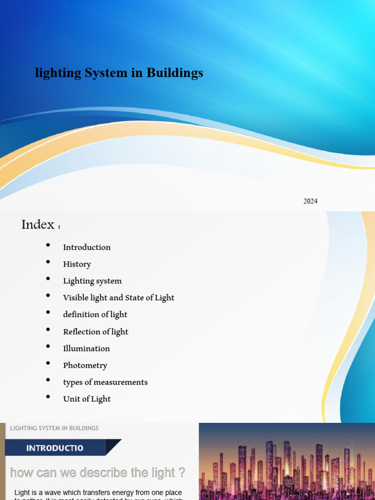 Building Lighting Systems Explained | PDF | Light | Electromagnetic ...