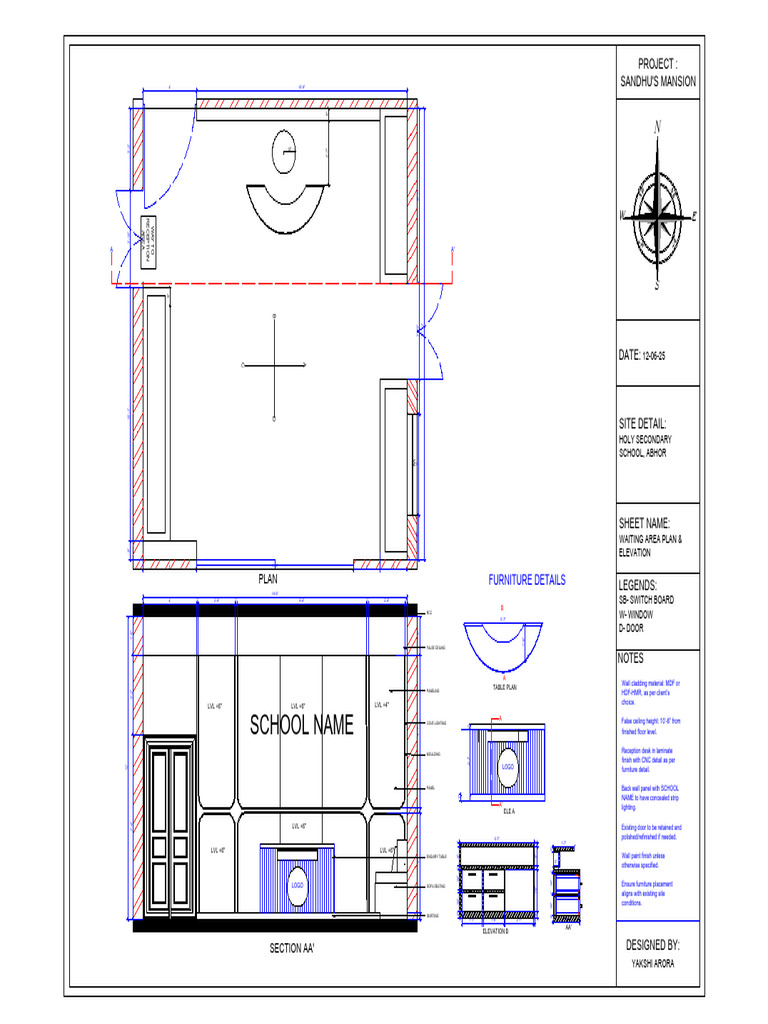 Table Section Details Waiting Area | PDF | Building Materials | Materials