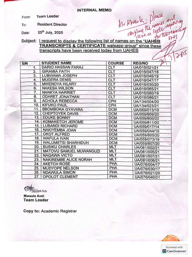 Released Transcripts | PDF