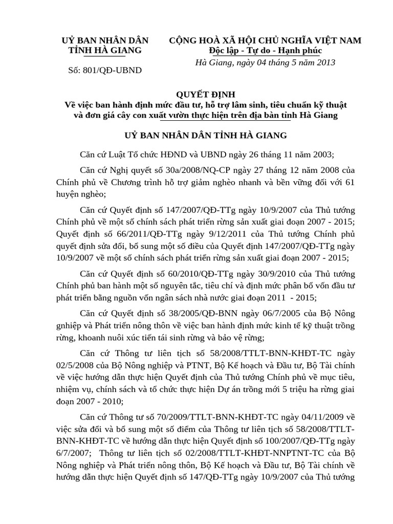 801 QD Ubnd | PDF