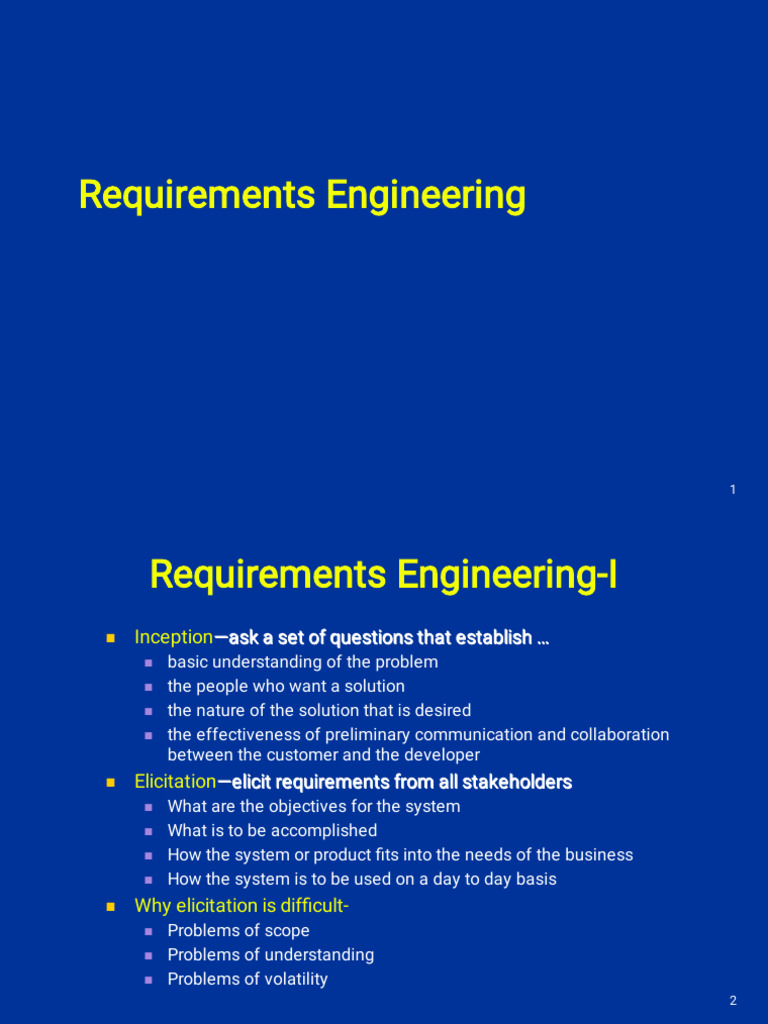 Requirements Engineering | PDF | Use Case | System