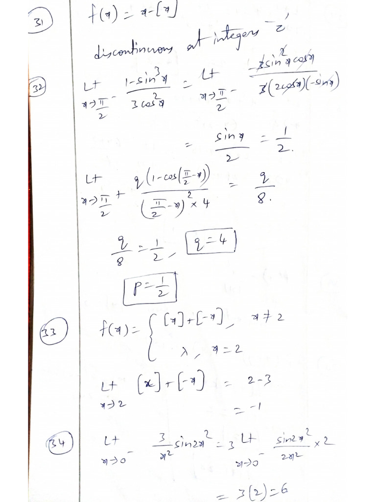 Continuity Differentiability Ex 3 Pdf