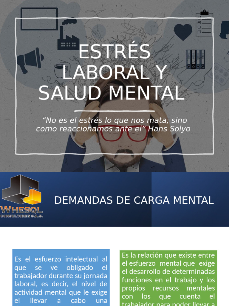 Estrés Laboral y Salud Mental: Prevención | PDF | Estrés (biología ...
