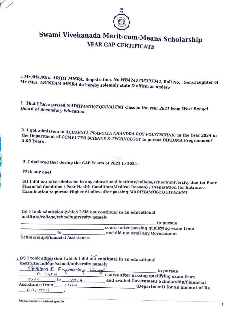 Arijit Year Gap - Compressed | PDF | Educational Stages | Qualifications