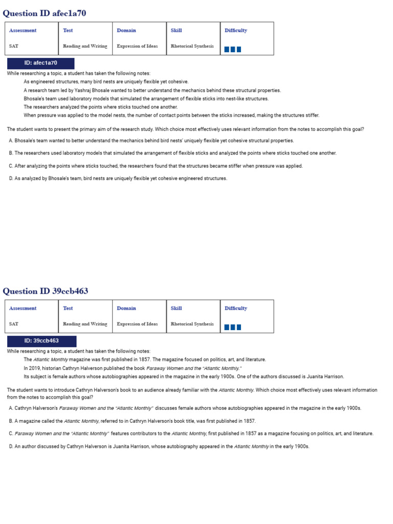 Rhetorical Synthesis - No Answers | PDF | Lever | Niels Bohr