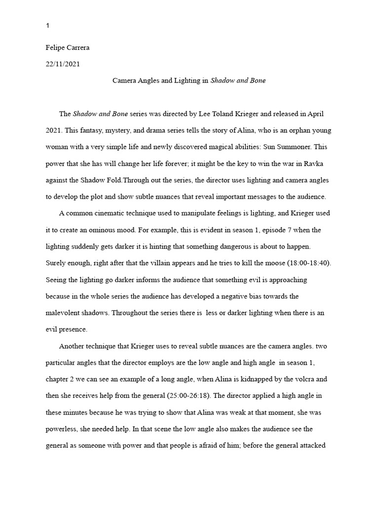 Film Analysis Essay | PDF