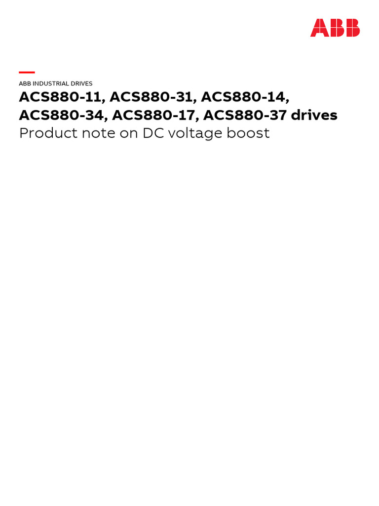 ACS880-11, ACS880-31, ACS880-14, ACS880-34, ACS880-17, ACS880-37 Drives ...